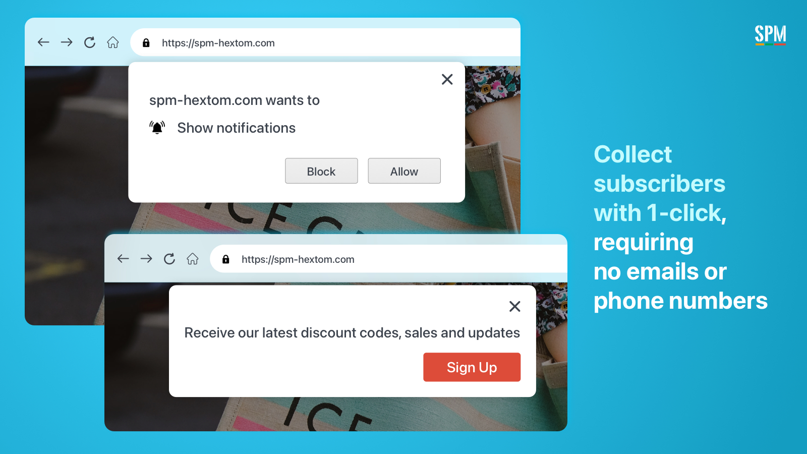 SMS & Push Marketing - Hextom Inc